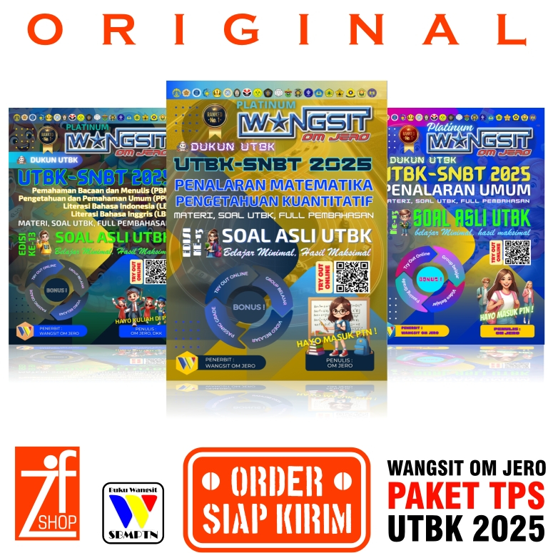 Wangsit Book 2025/WANGSIT Book OM JERO UTBK SNBT TPS PLATINUM Package ...