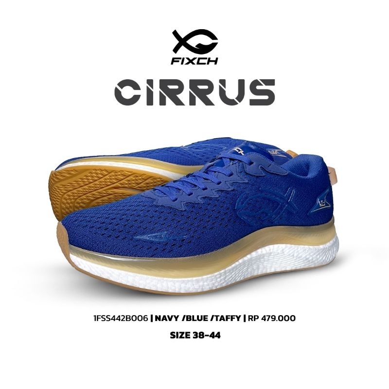 Fixch running shoes/running shoes/CIRRUS/NAVY BLUE TAFFY/Original ...