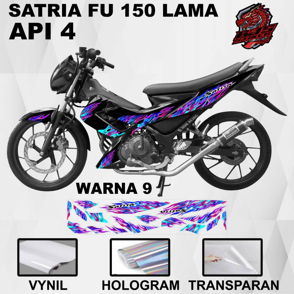 MESIN Old Satria Fu Striping barong small head Fire 4 - Old Satria Fu ...