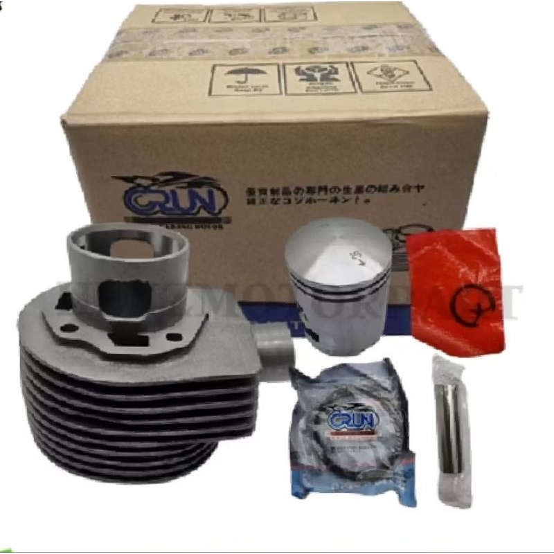 Cylinder block set Vespa PX 150 Thress Holes/3 Holes Original crun ...