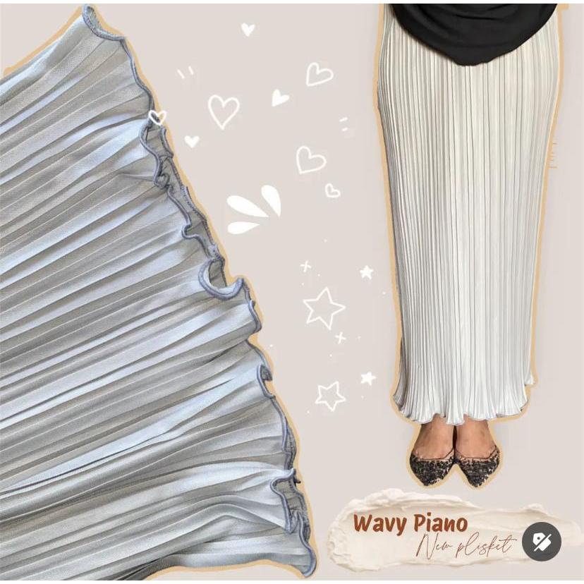 Wavy Pleats BB Skirt / BB wavy Plisket Span Skirt / BB wavy Plisket ...