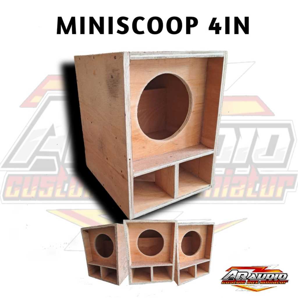 Box MINISCOOP SPEAKER 4 IN Miniature SOUND System SUPER Thick Material ...