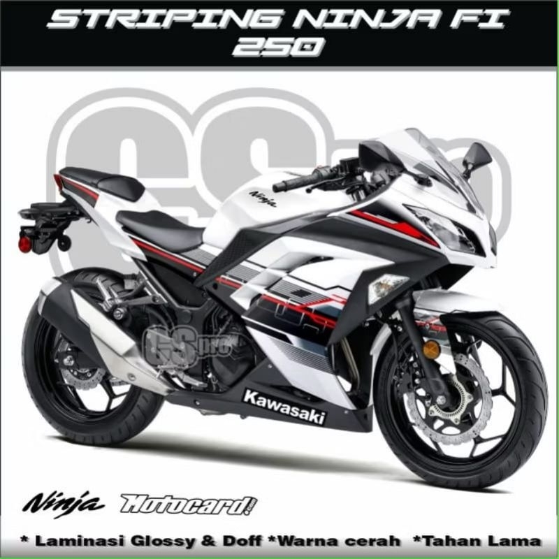Striping Sticker ninja 250 fi Old se Grapis/Sticker Decal Motorcycle ...