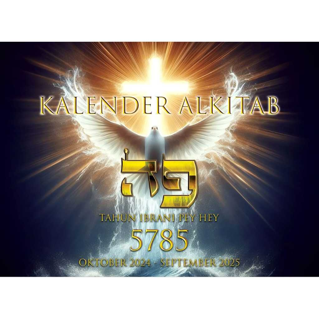 Biblical Calendar Hebrew Year 5785 - Pey Hey (2024-2025) | Shopee ...