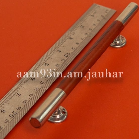 KAYU Stls Round Cabinet Handles 18cm n 20cm natural Wood Brown Wardrobe Pulls Wardrobe Lock ...