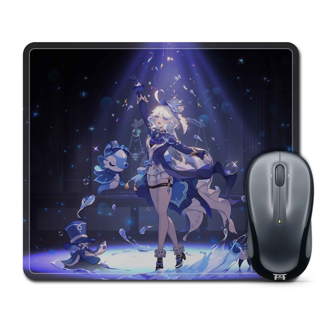 FURINA SHOW anime game gaming Mouse pad - GENSHIN IMPACT Rubber ...