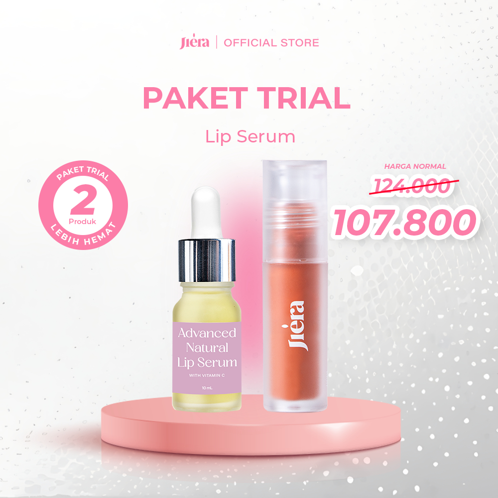 Jiera Lip Peptint 0.1 Saffron Ale+JIERA Natural Lip Serum 10ml (LIVE ...
