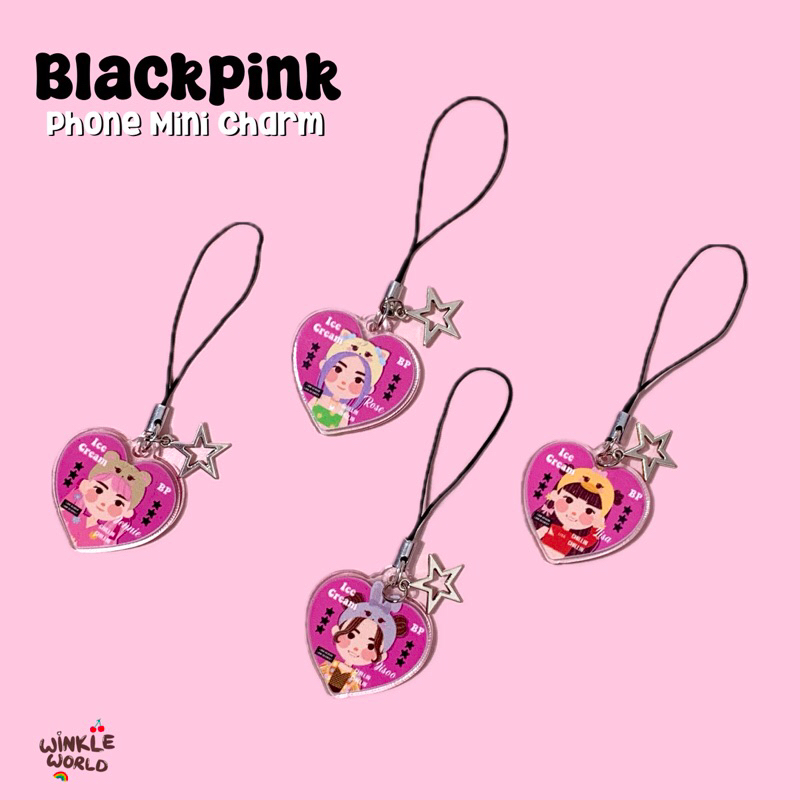 Blackpink Phone Mini Charm Freebies Concert Kpop Series | Shopee ...