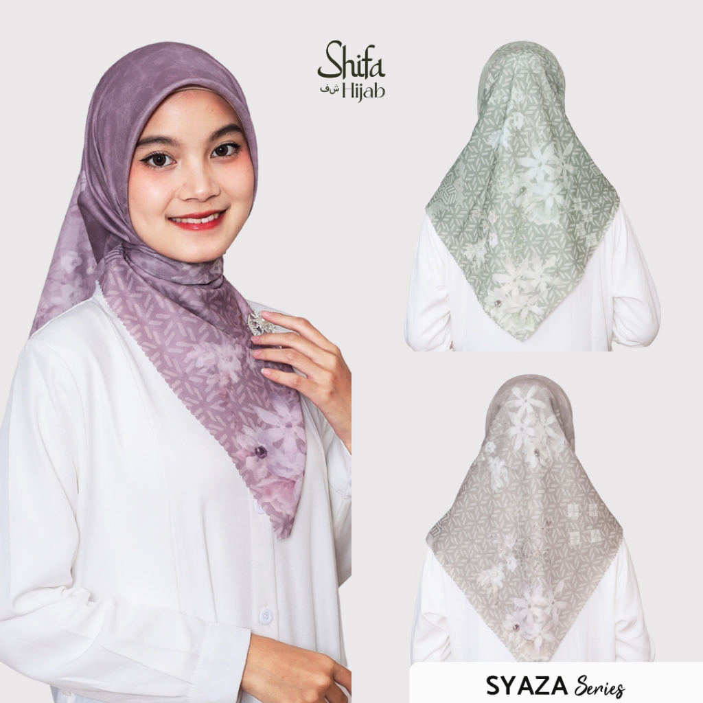 Shifa HIJAB - SYAZA | Sublime JILBAB PREMIUM LASER CUT QUARTER MOTIF ...