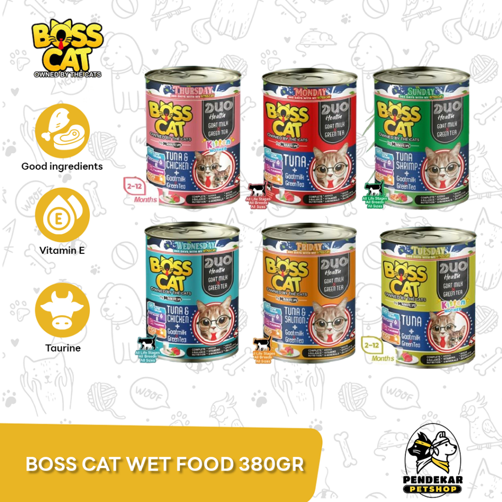 Boss Cat Wet Food Canned 380 Gram | Shopee Philippines