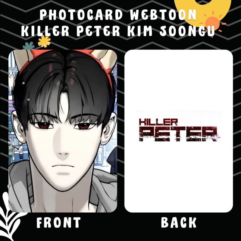 PHOTOCARD WEBTOON KILLER PETER KIM SOONGU CHEAPEST | Shopee Philippines