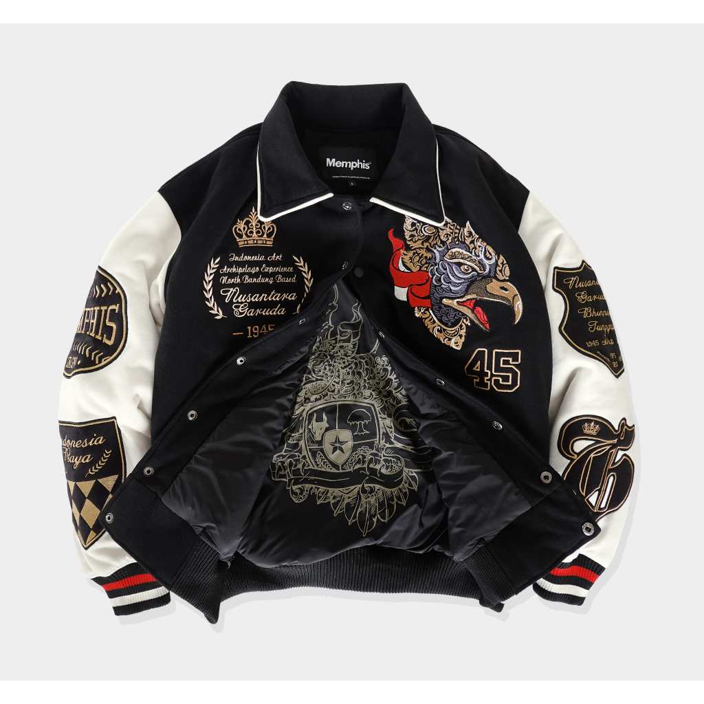 Varsity JACKET - GARUDA BLACK [limited edition] | Shopee Philippines