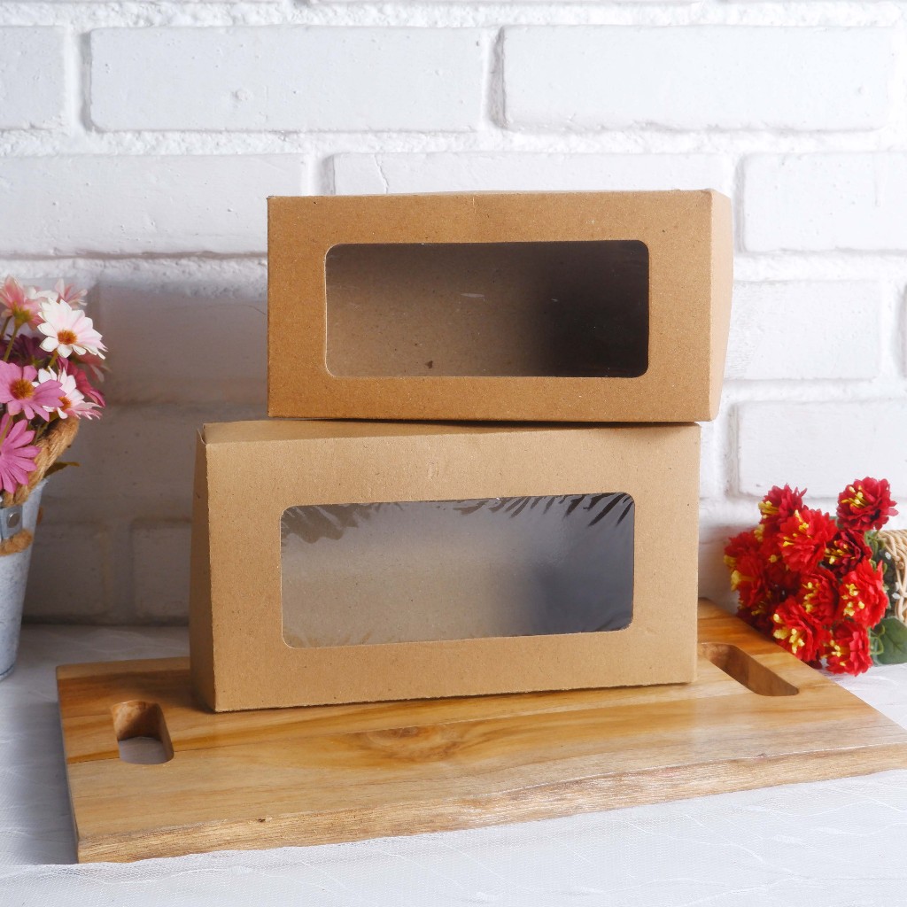 Laminated Brown Mica Box Uk 20x10x8cm /5pcs | Shopee Philippines