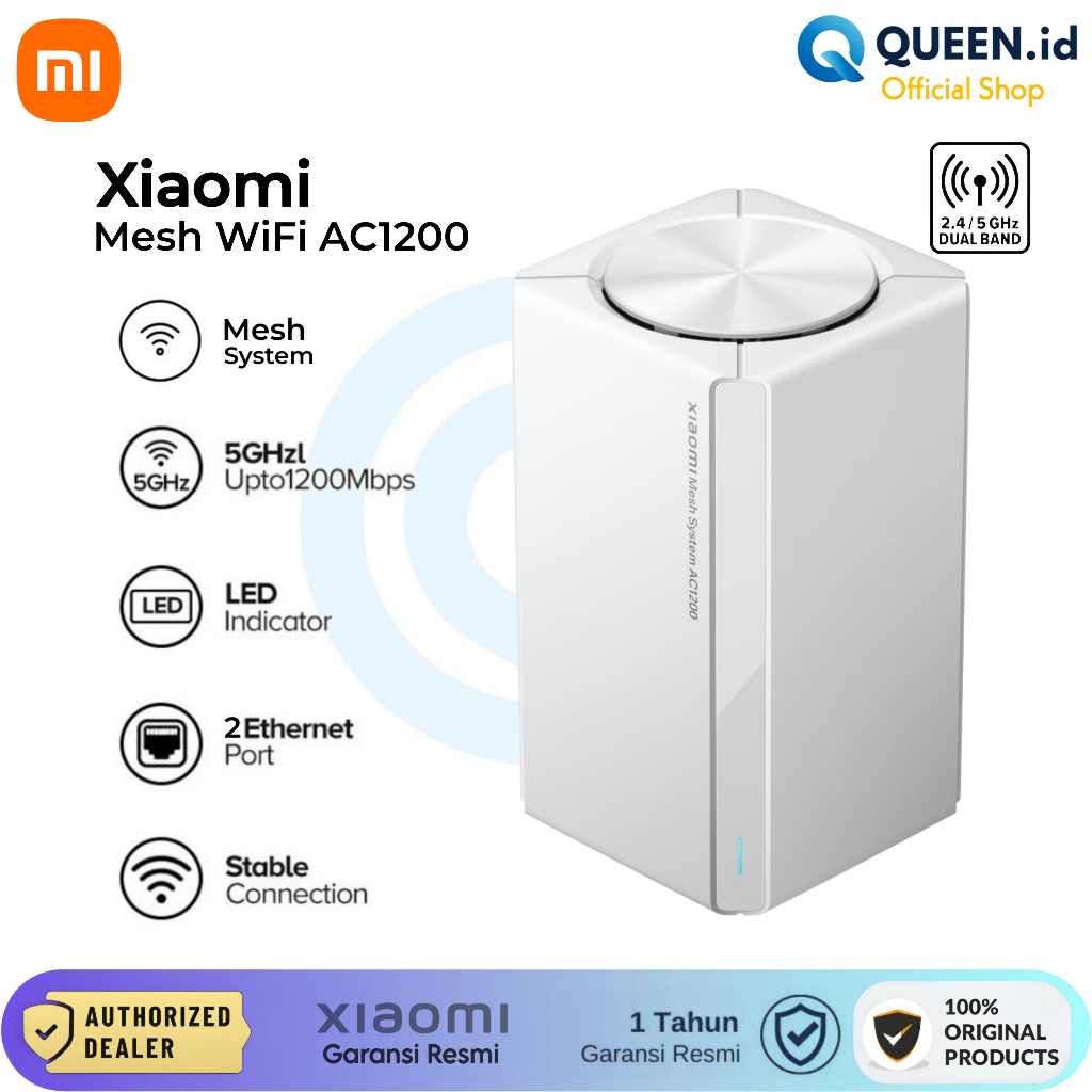 Xiaomi Mesh System AC1200 Dual-Band 2.4ghz And 5Ghz 1200Mbps WiFi ...