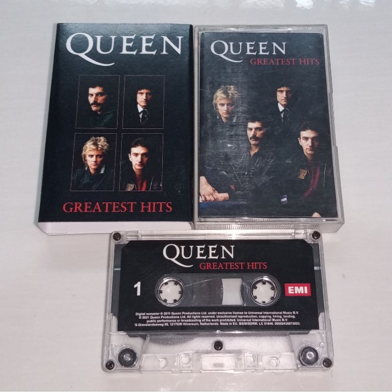 Queen Cassette - Greatest Hits (CUSTOM Remastered 2021) | Shopee ...