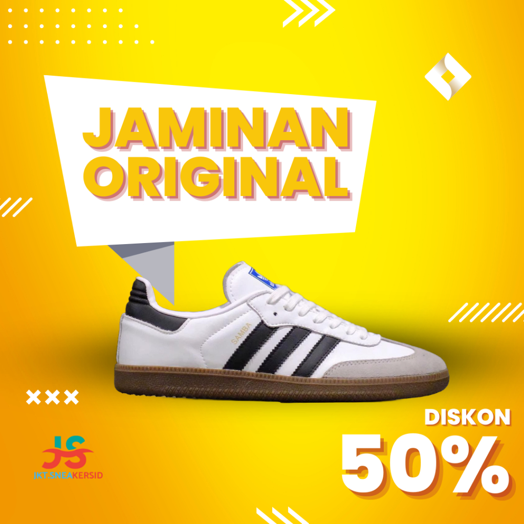 Adidas Samba OG White Black Sole Gum | Shopee Philippines