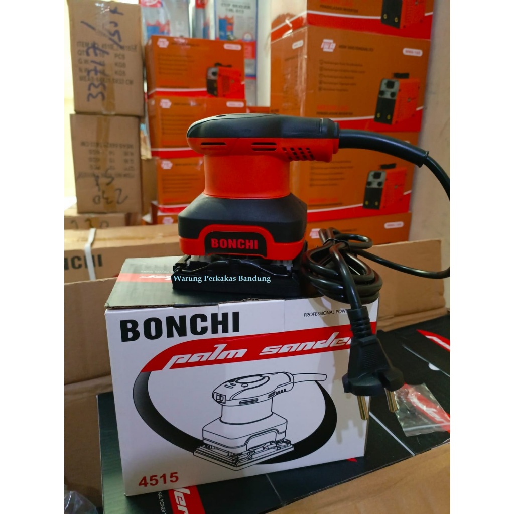 MESIN KAYU Bonchi PALM SANDER Sanding Machine Iron Wood & Wall Plaster ...