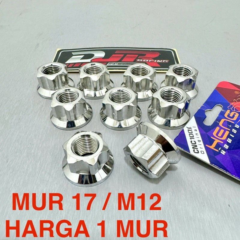 MUR 17 M12 PROBOLT STAINLESS GLOSSY HIGH GEAR model original HENG ...