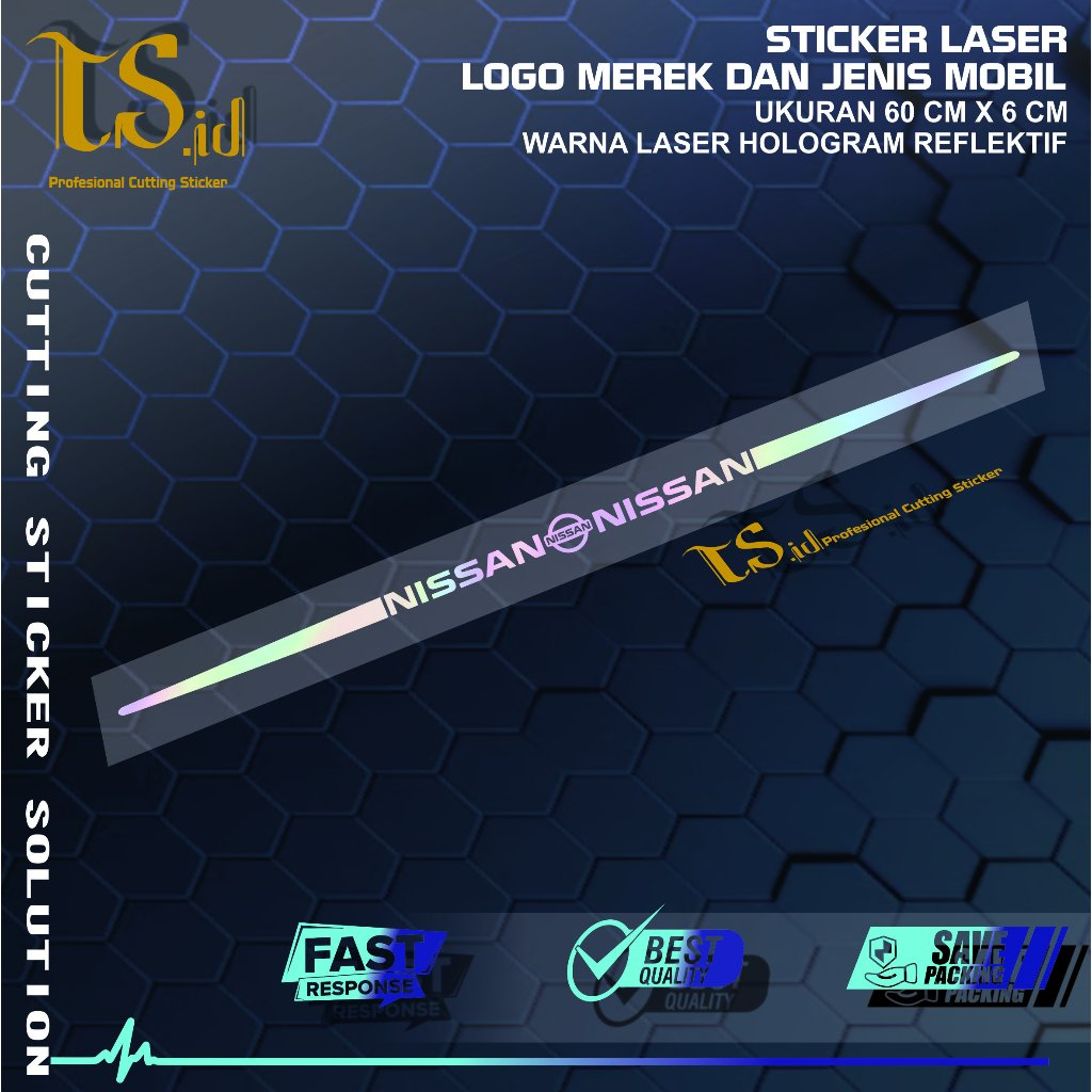 Car Laser Sticker Laser Logo Sticker for Nissan Brands and types of ...