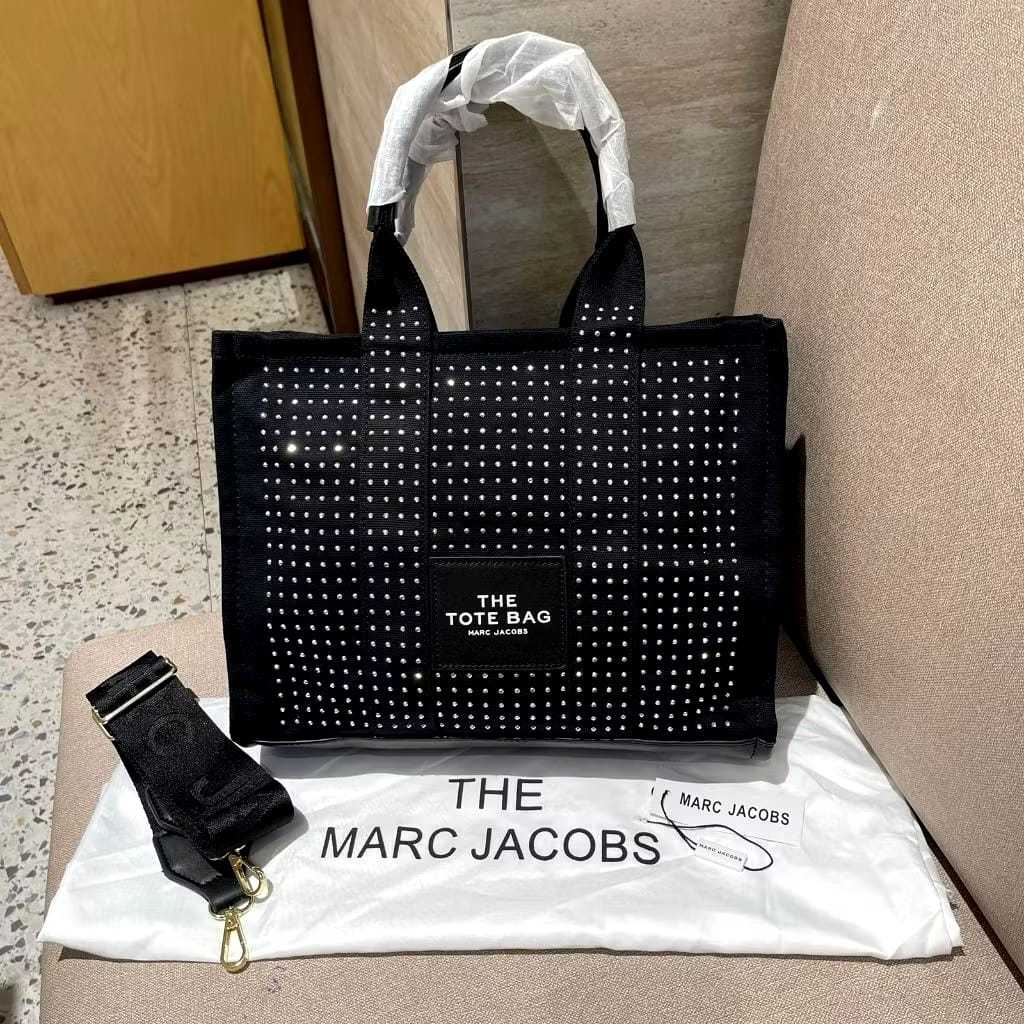 Marc JACOBS THE CRYSTAL Canvas TOTE BAG READY 4COLOUR | Shopee Philippines