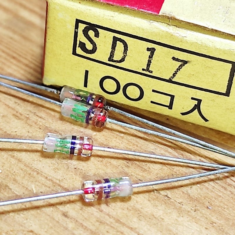 Diode NEC SD17 GERMANIUM Original Diode JAPAN DO-07 Glass Ge SWR ...