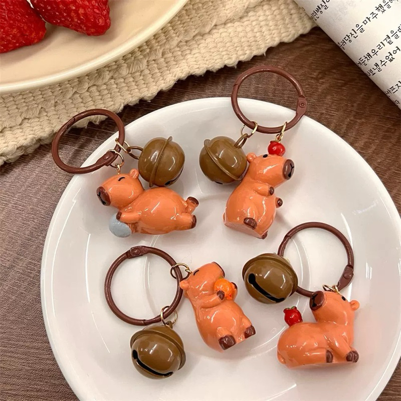 GANTUNGAN Capybara Keychain | Capybara Keychain | Bag Accessories ...