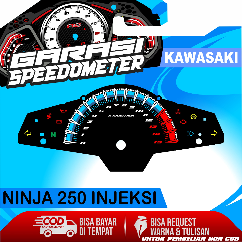 Ninja 250 Injection CUSTOM SPEEDOMETER Board | Shopee Philippines