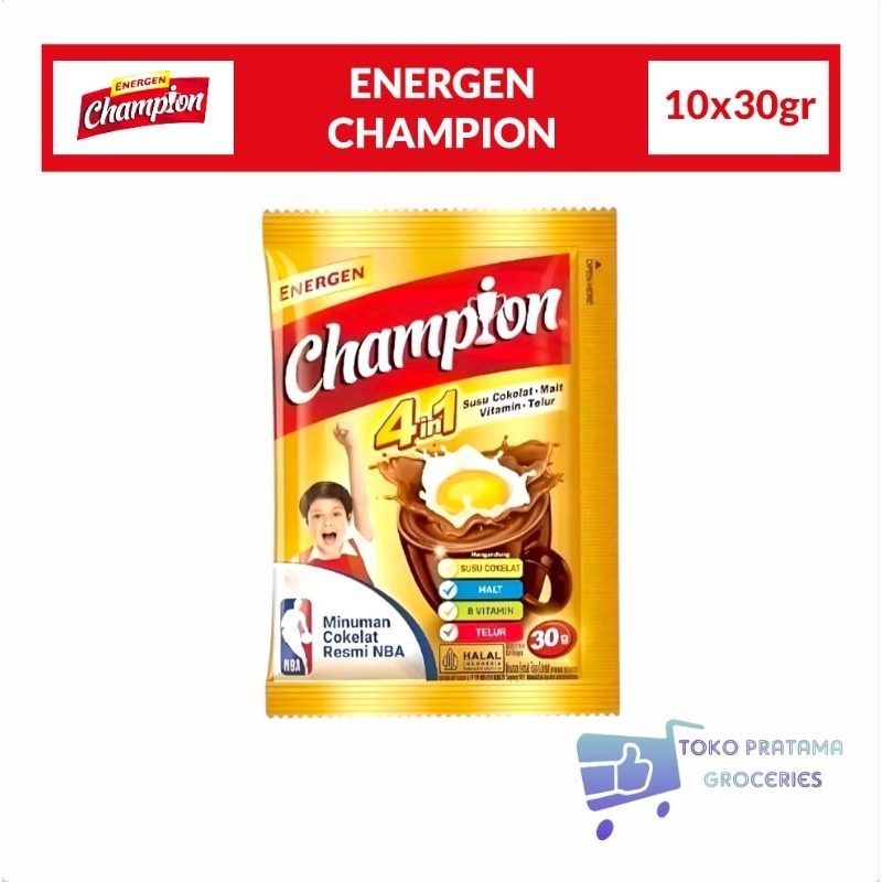 ENERGEN CHAMPION CONTENTS 5 SACHETS | Shopee Philippines