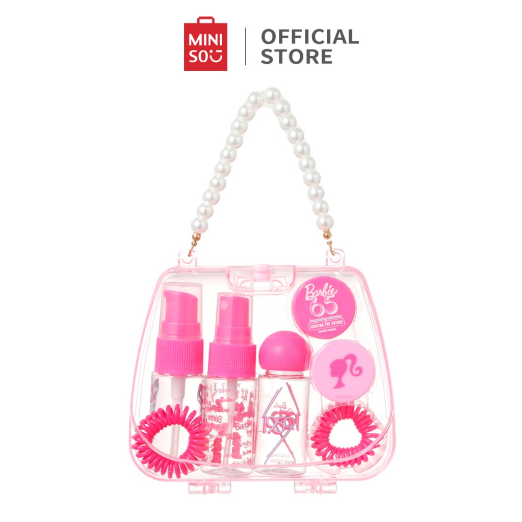 Miniso x Barbie Shining Collection Travel Bottle Cosmetic Liquid ...