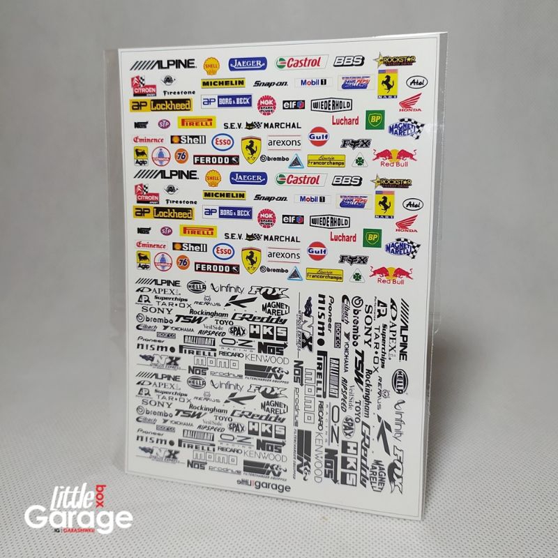 Transparent Sponsor Decal for Tamiya mini 4WD | Shopee Philippines