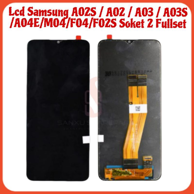 Lcd Samsung A02S / A03 / A03S /A04E/M04/F04/F02S Socket 2 FULLSET | Shopee Philippines