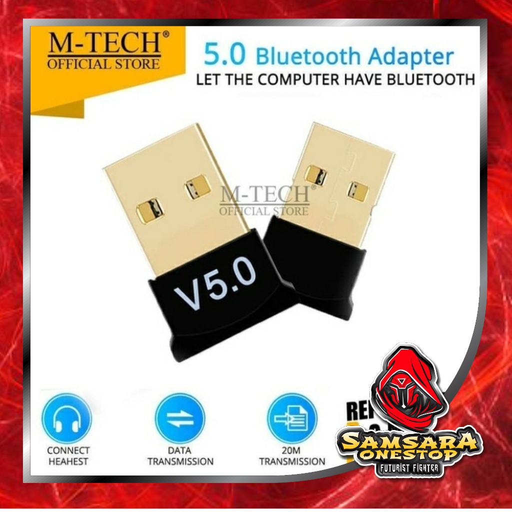 M-tech USB Dongle Bluetooth 5.0 Nano - USB Bluetooth Dongle Version 5.0 ...