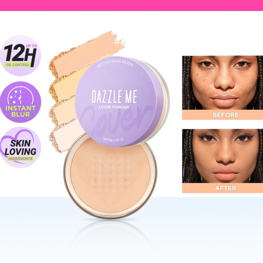 Dazzle ME Better Than Filter Fixed Loose Powder | Long Wear Fast Oil ...