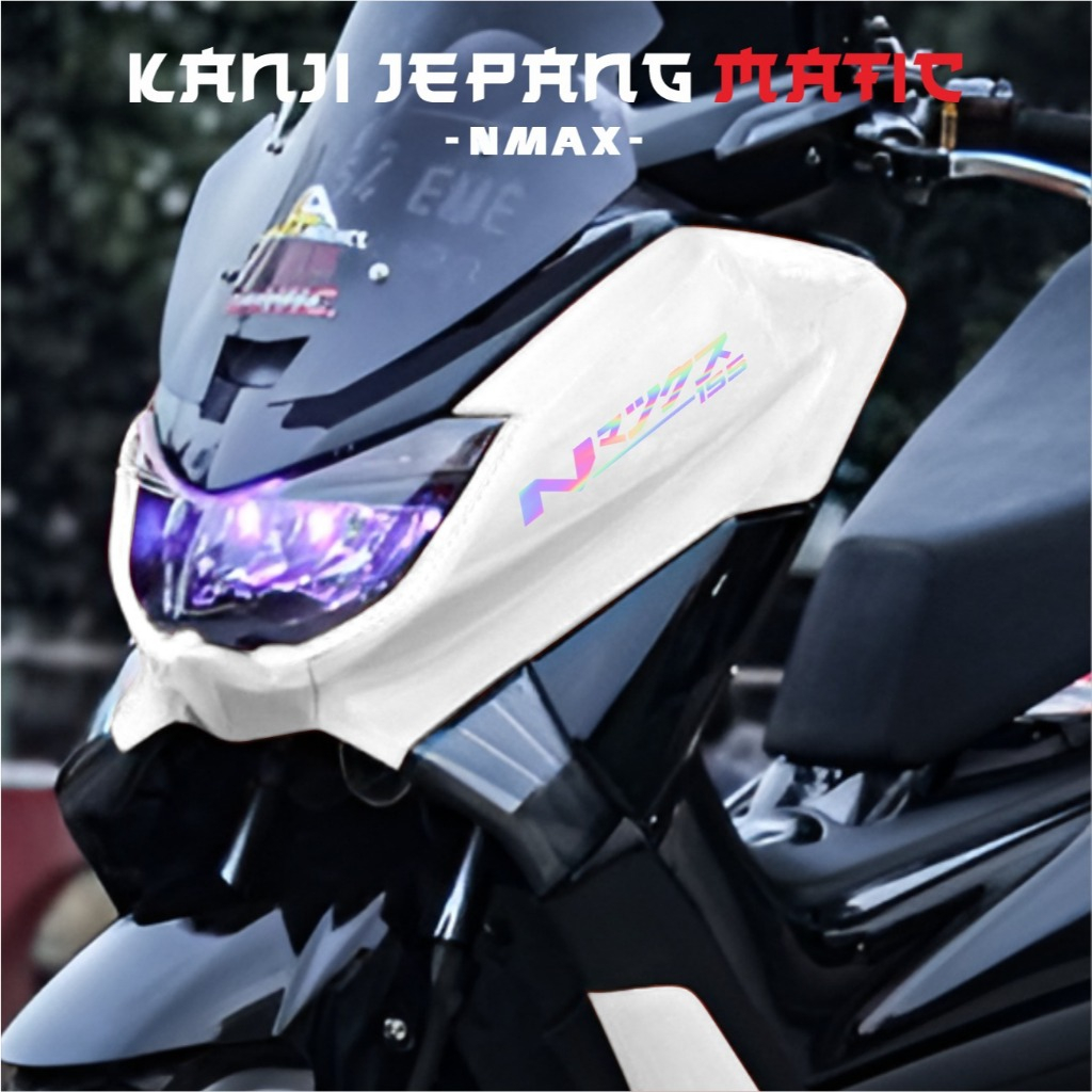 Yamaha NMAX Japanese KANJI CUTTING Sticker HOLOGRAM And Material ...
