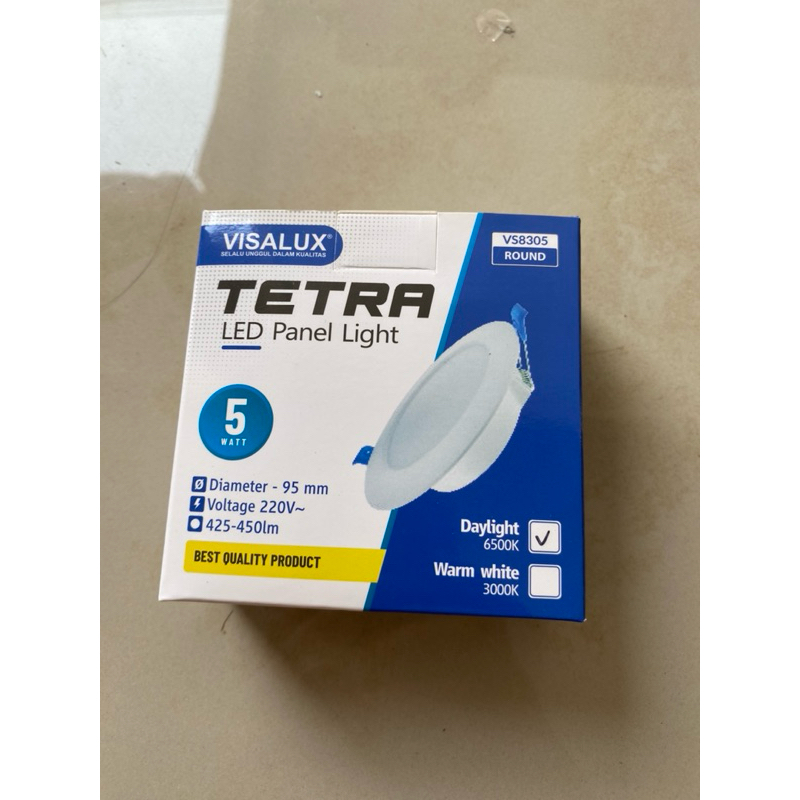 Led Panel Inbow Ceiling Downlight 90mm Visalux Tetra VS8305 5Watt ...