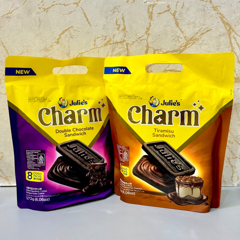 Julies Julie's Charm Tiramisu Sandwich Double Chocolate Biscuit ...