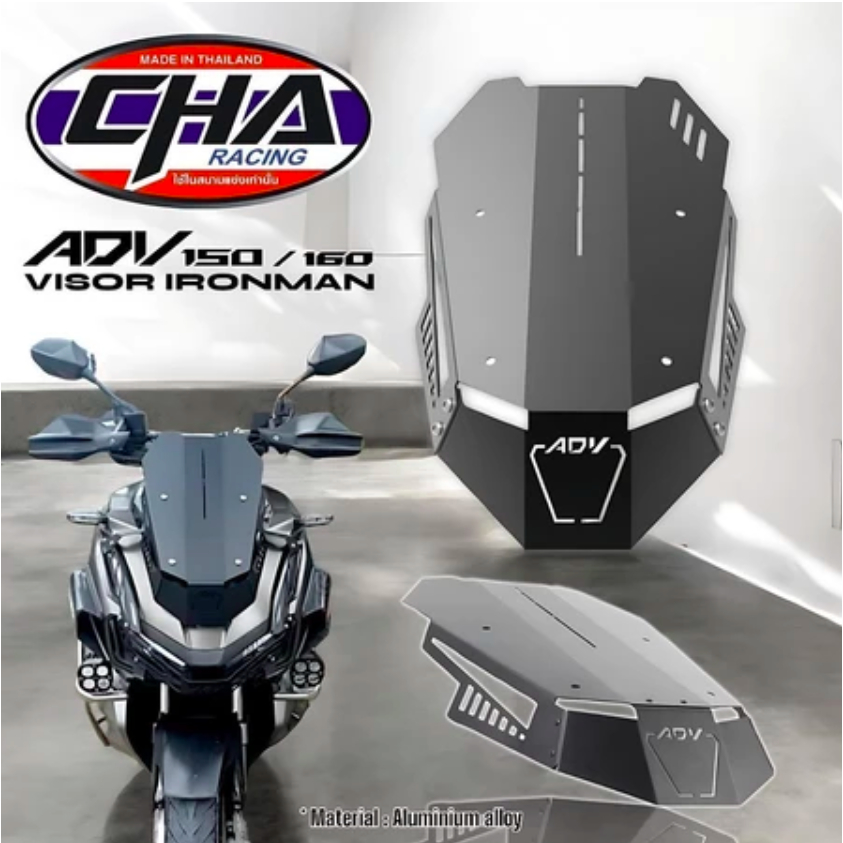 Visor Shield Honda ADV 150 160 Windsheild ADV IRONMAN Aluminum Material ...