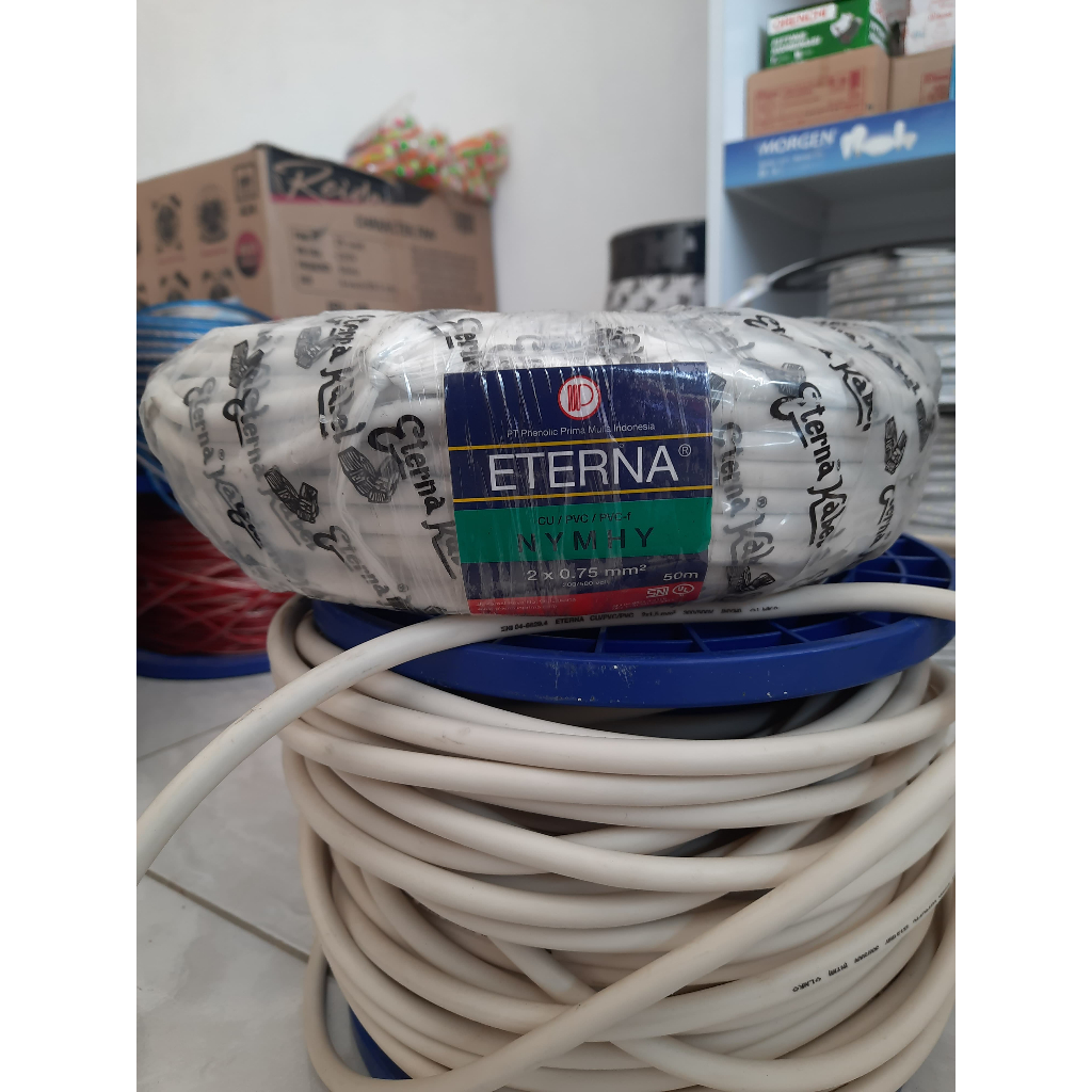 Eterna NYMHY CABLE 2x0.75 mm (fx) 300/500 V - COPPER FIBER WIRE ...