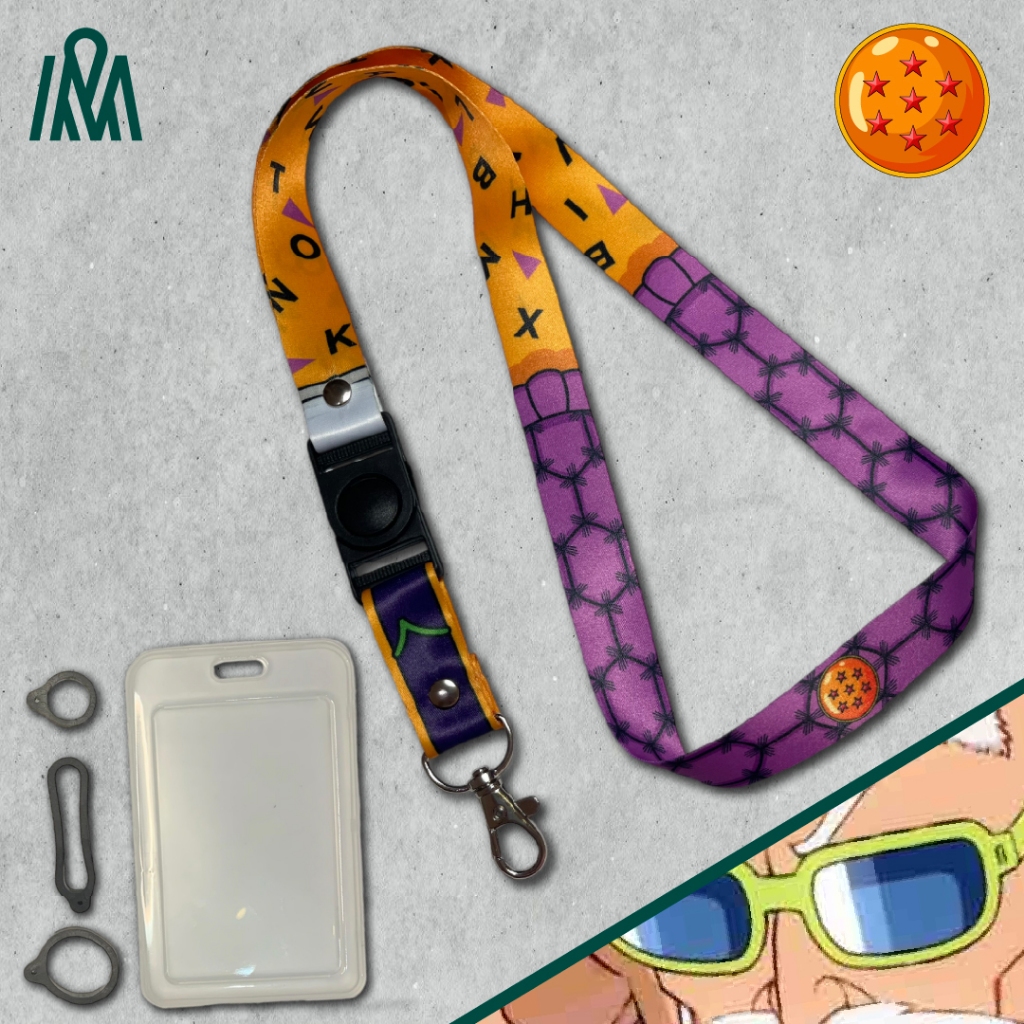 Lanyard MASTER ROSHI Dragon Ball Anime Merchandise ID Card Rope ...
