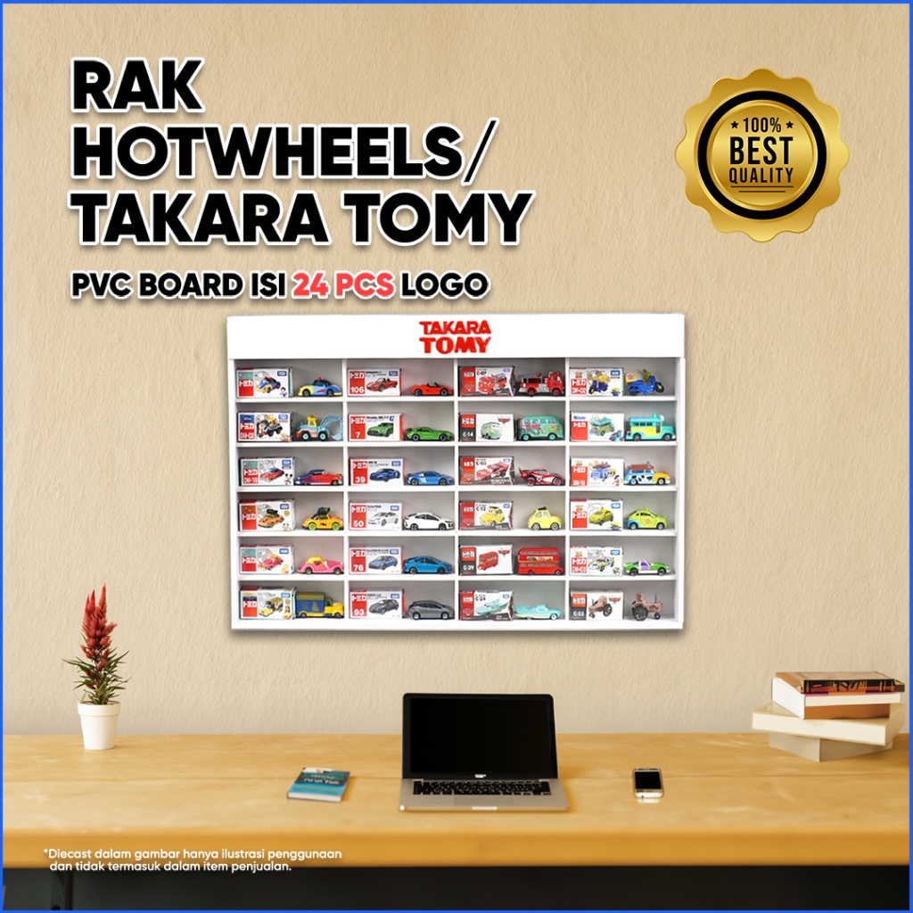 TAKARA TOMY PVC BOARD RACK CONTAINS 24 SQUARE MODELS WITH LOGO | Shopee ...