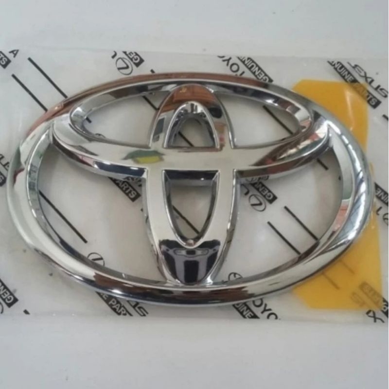 Agya 13cm front and rear toyota logo emblem, original toyota | Shopee ...
