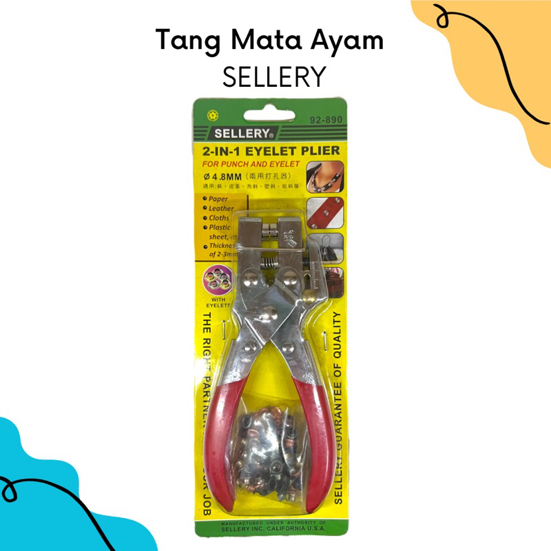 MATA Celery 2in1 Eyelet Plier | Sellery Chicken Eye Pliers | Sellery ...