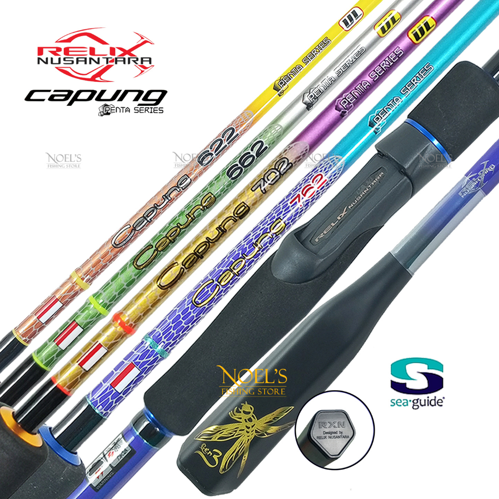 Rod Relix Nusantara Dragonfly Gen-3 PENTA SERIES | Seaguide | Spinning ...