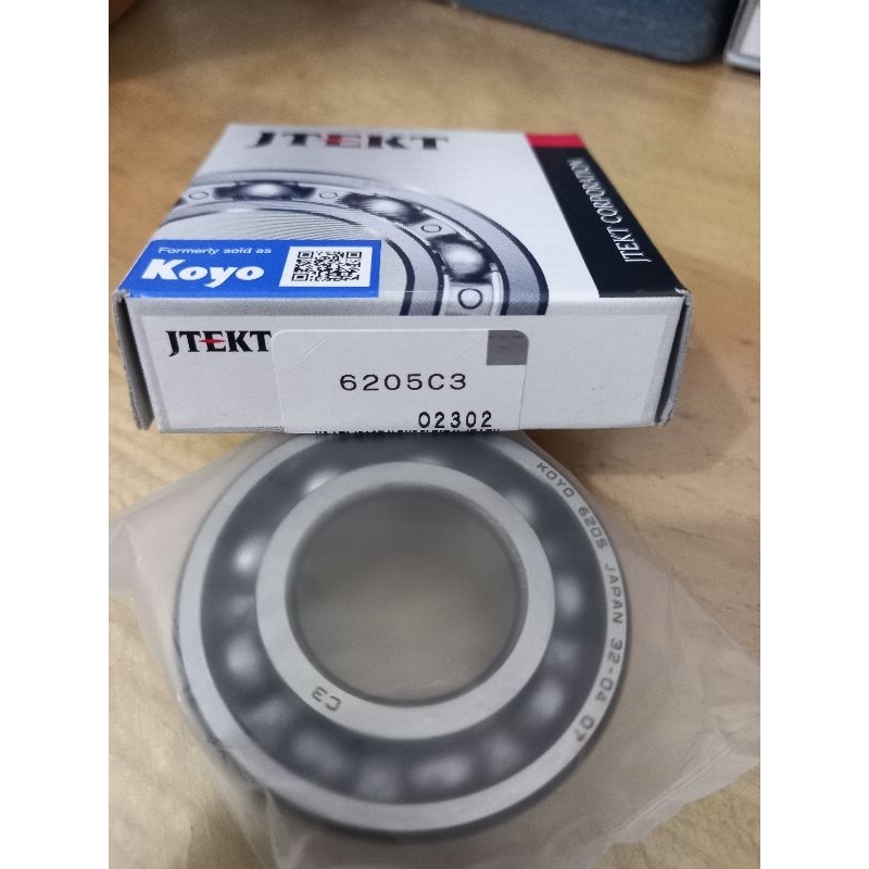 Ball bearing 6205 C3 KOYO ORIGINAL JAPAN (For crutch) | Shopee Philippines