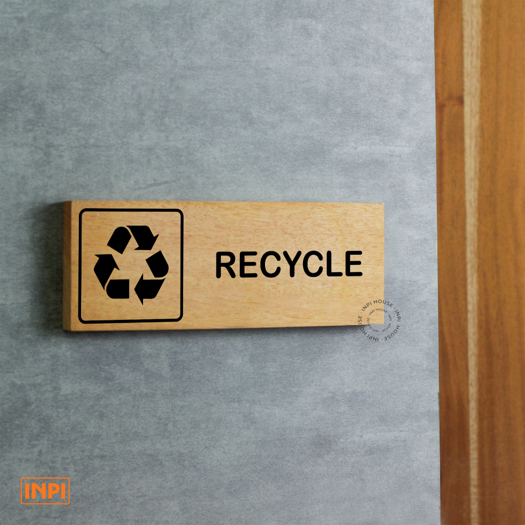 Recycle signage - wall sign - recycle - sign system recycle | Shopee ...