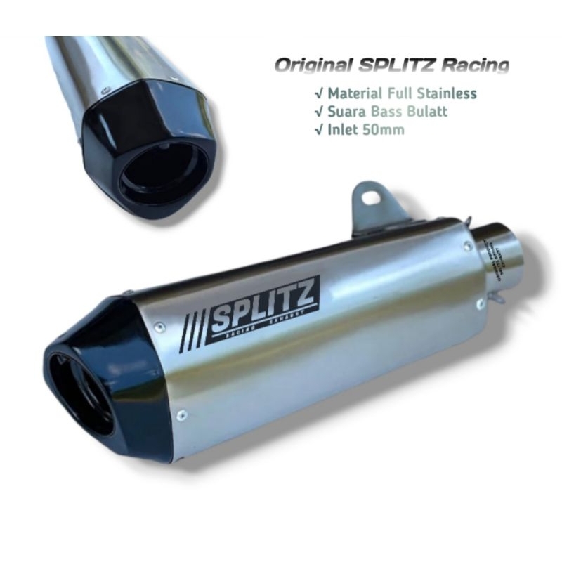 Splitz Racing Original type GX01 silincer only | Shopee Philippines
