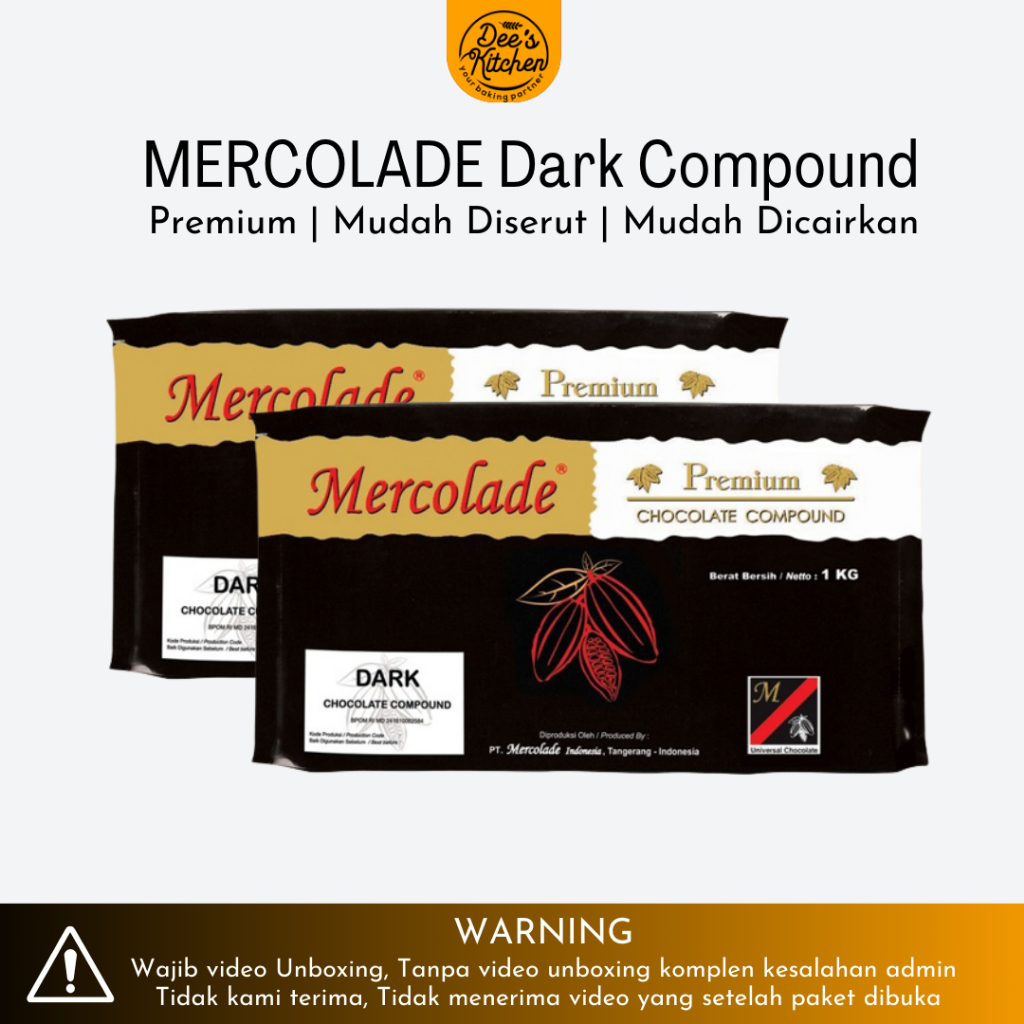 Mercolade dark premium | Chocolate Bar | Dark Brown | Melting Chocolate ...