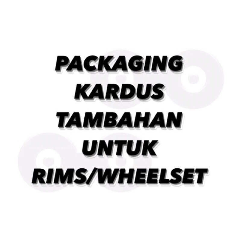 Additional Cardboard Packaging/Packing For Rims/Fixie Bike Wheelset ...