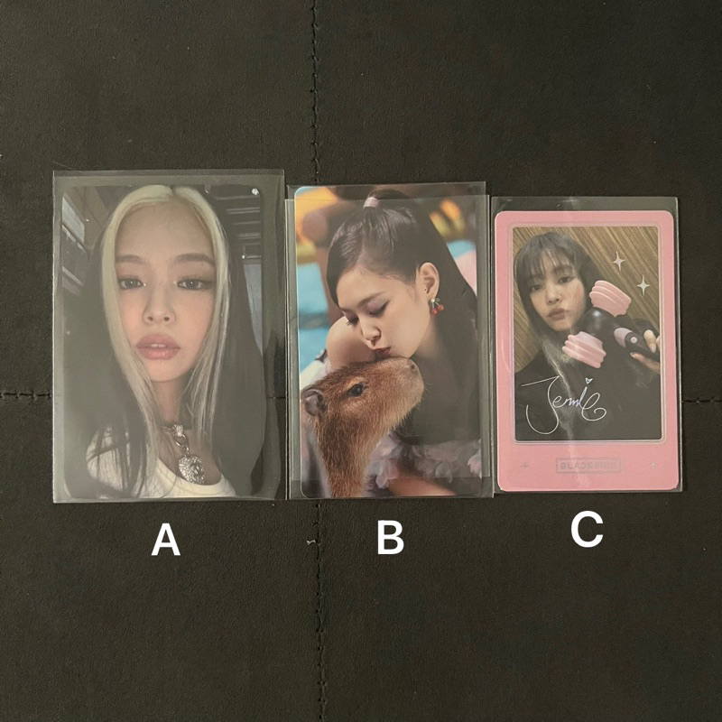 Jennie Blackpink Photocard Official HYLT Capybara Lightstick | Shopee ...