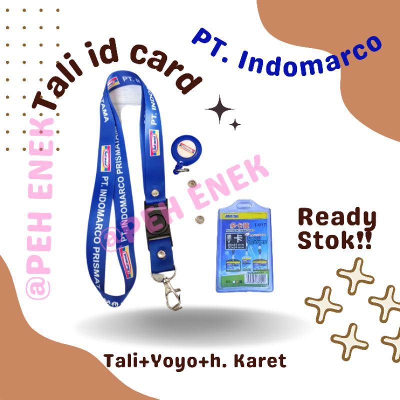 Indomarco indomaret pristama id card strap / indomaret indomarco ...